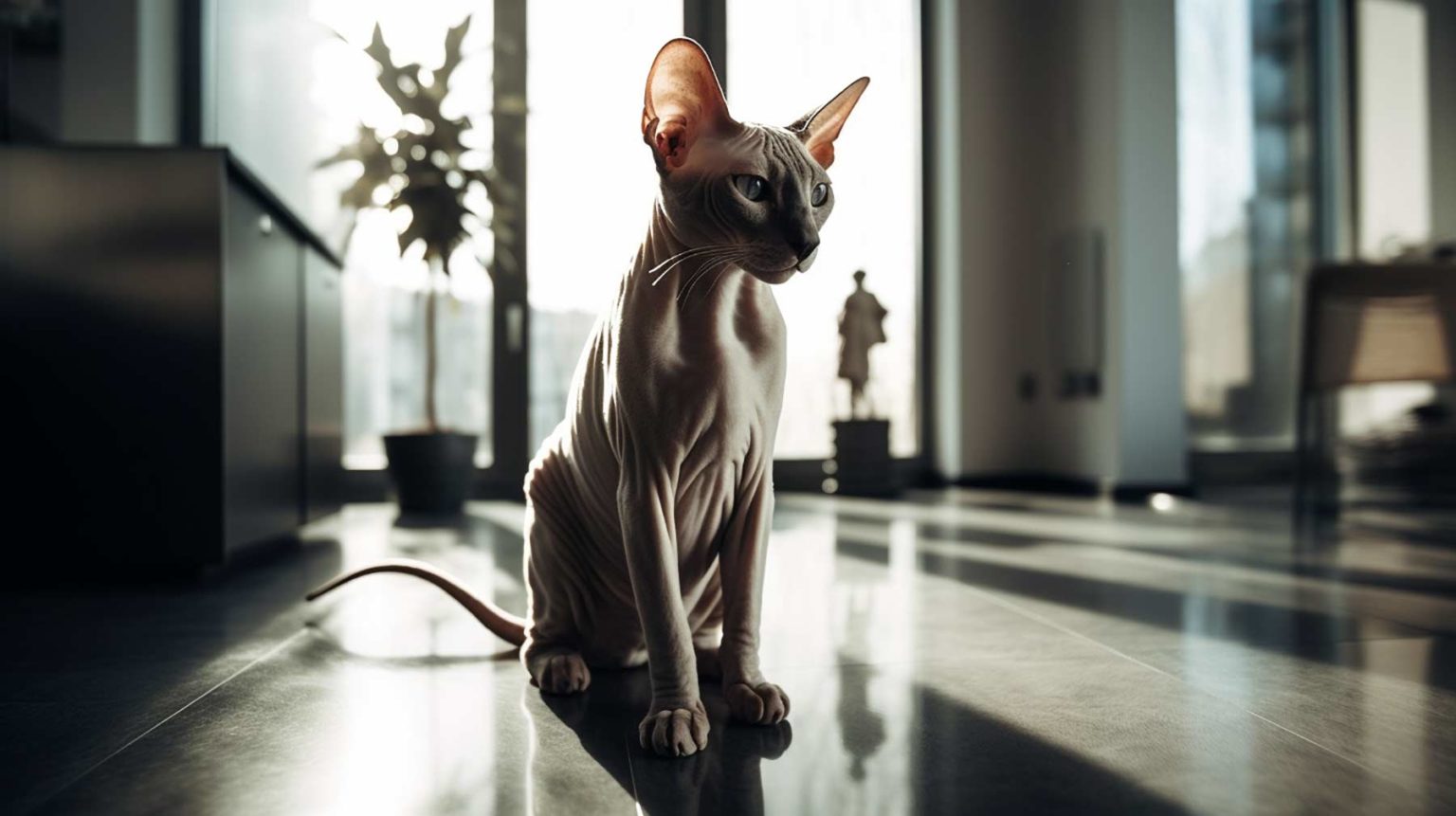 Sphynx cat – no fur, a ton full of charm