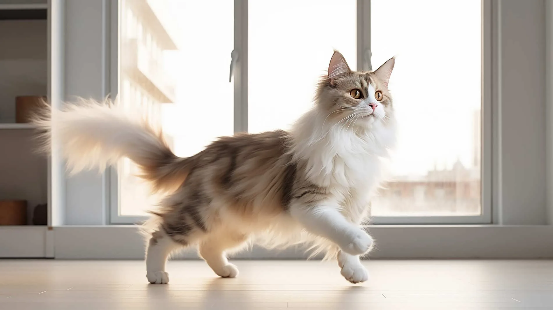 Norwegian Forest cat – long-haired tree climbers